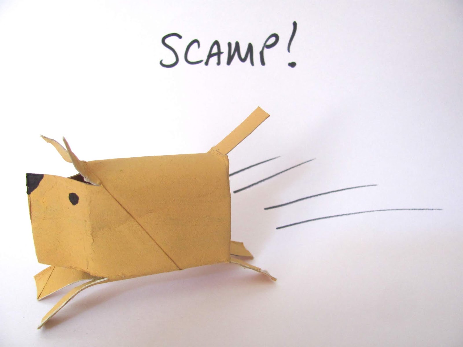 Jumble Tree: Scamp! - the paper roll dog