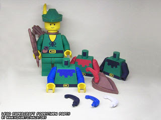 LEGO Forestmen Papercraft | Papercraft Paradise | PaperCrafts | Paper ...