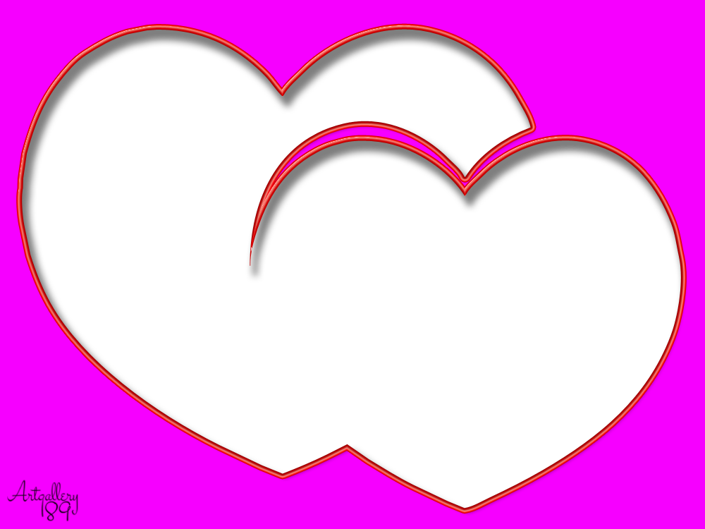 Art Gallery 89: Love frames for photo