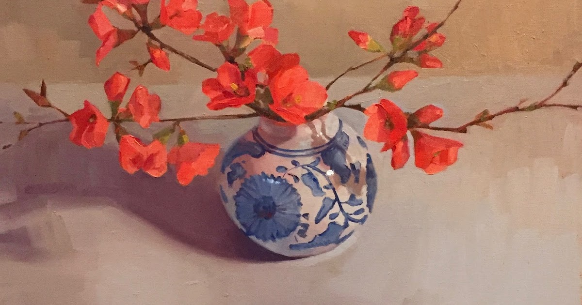 Sedwick Studio: A Painting of Flowering Quince