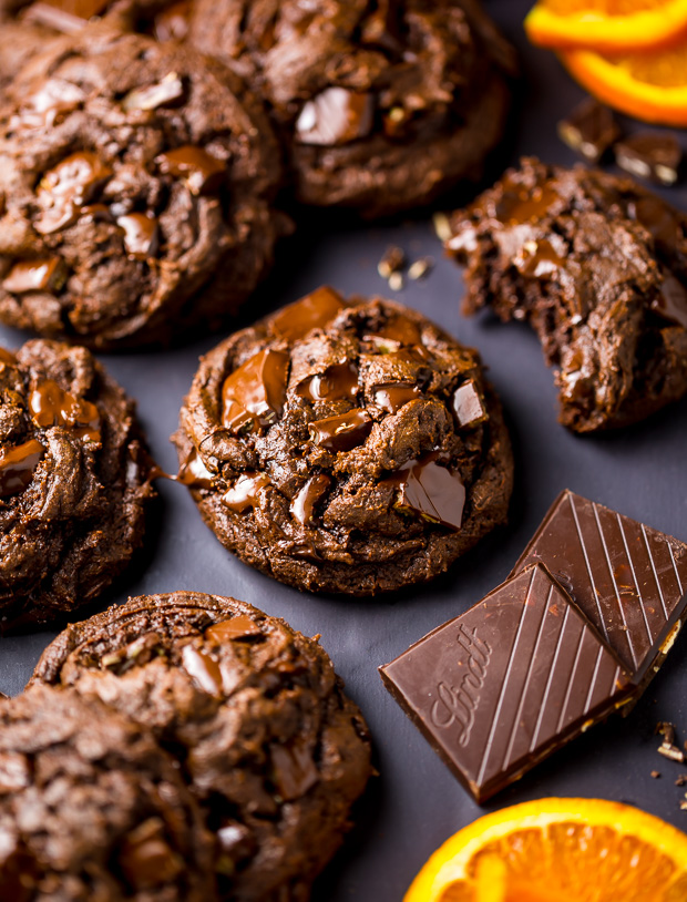 CHOCOLATE ORANGE BROWNIE COOKIES | Sahara's Cooking