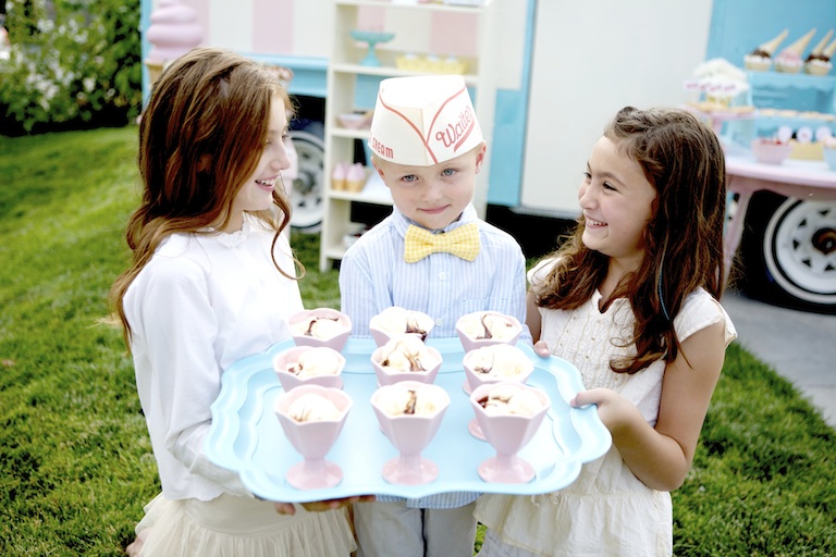 Kara's Party Ideas Ice Cream Social - Summer, Vintage Ice Cream Party ...