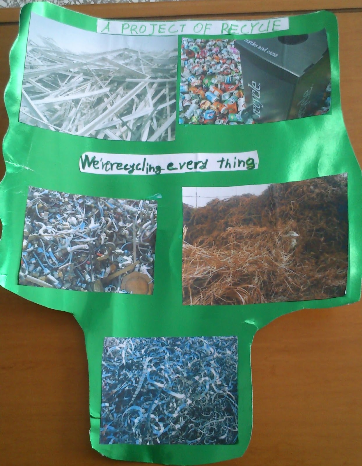 English Rocket: Platanorrevma 5th grade: Recycling project