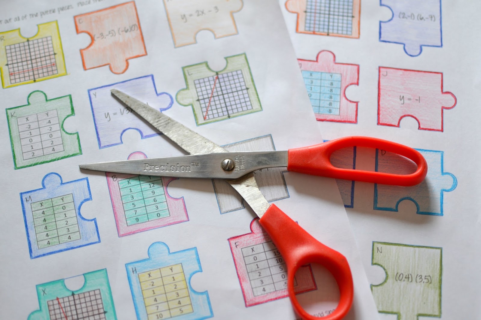 Math In Demand Slope Puzzle Activity Math In Demand Slope Puzzle Activity