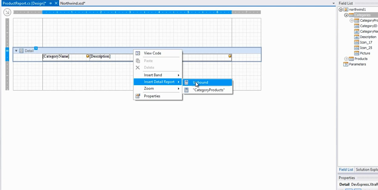 Merve ŞAHMARAN: DevExpress ile XtraReport Oluşturma (Master-Detail Report)