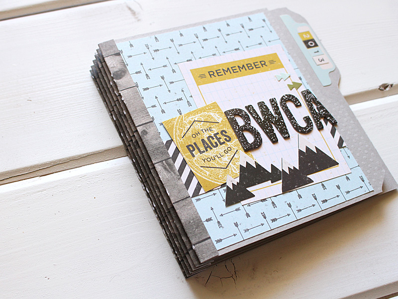 For the Love of Paper: File Folder Mini Album