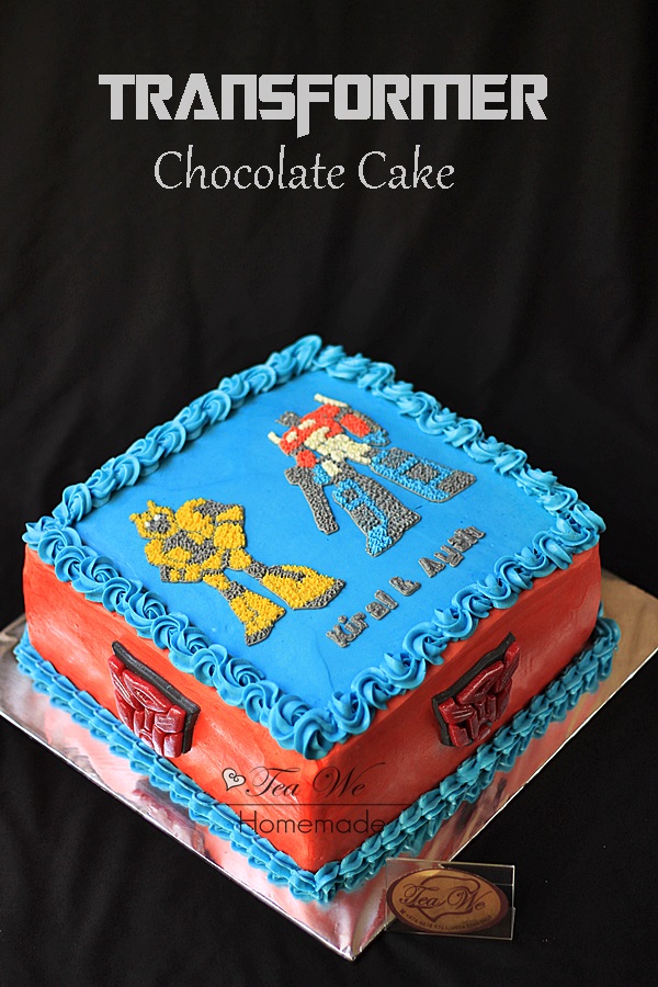 Welcome to Teawe's blog: Transformer Cake