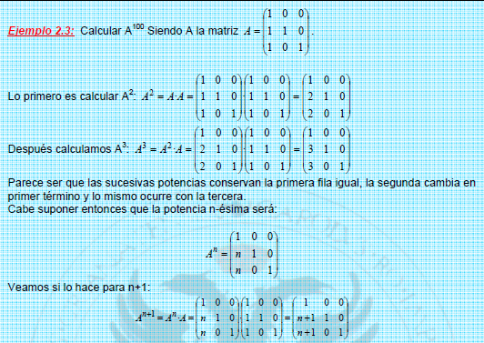 FORMACIOON.com: MATRIZ ELEVADO A UN NÚMERO