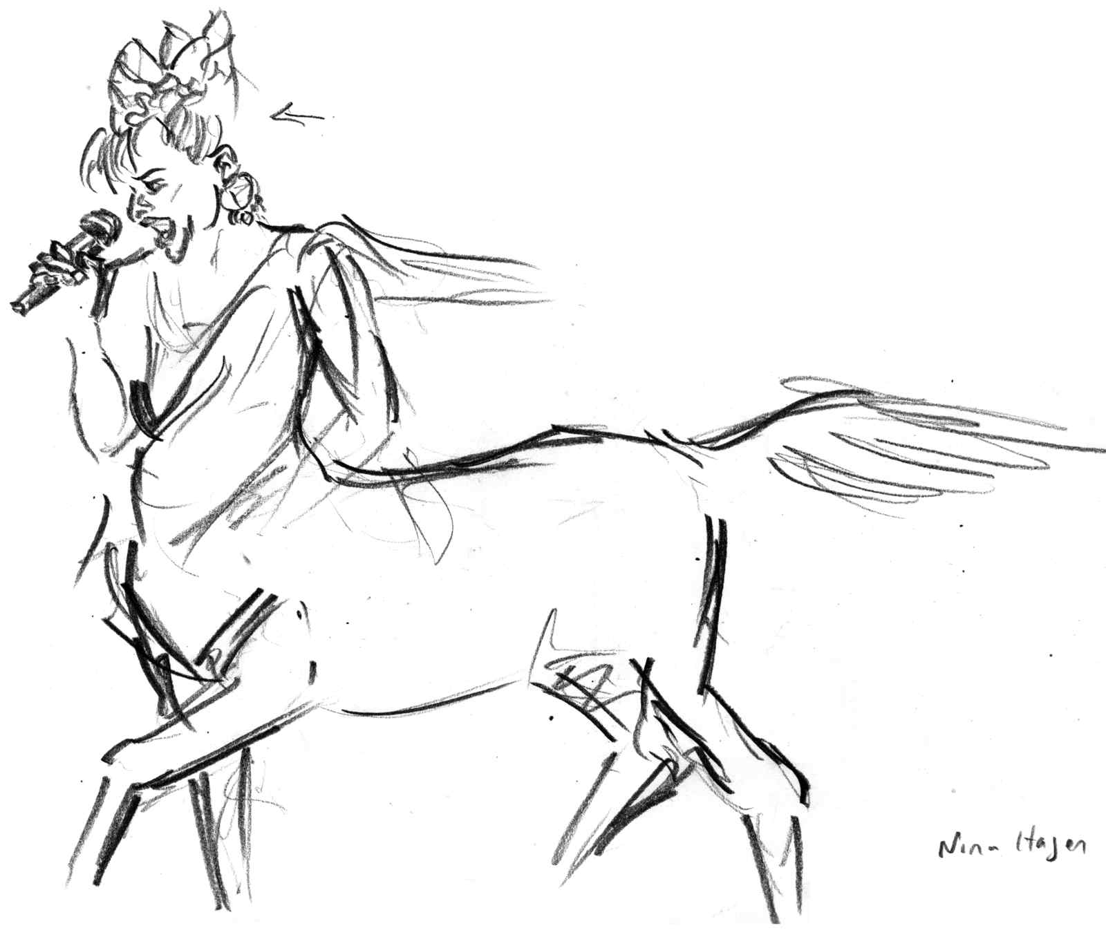 All in the Name of Liberty: Nina Centaur sketch