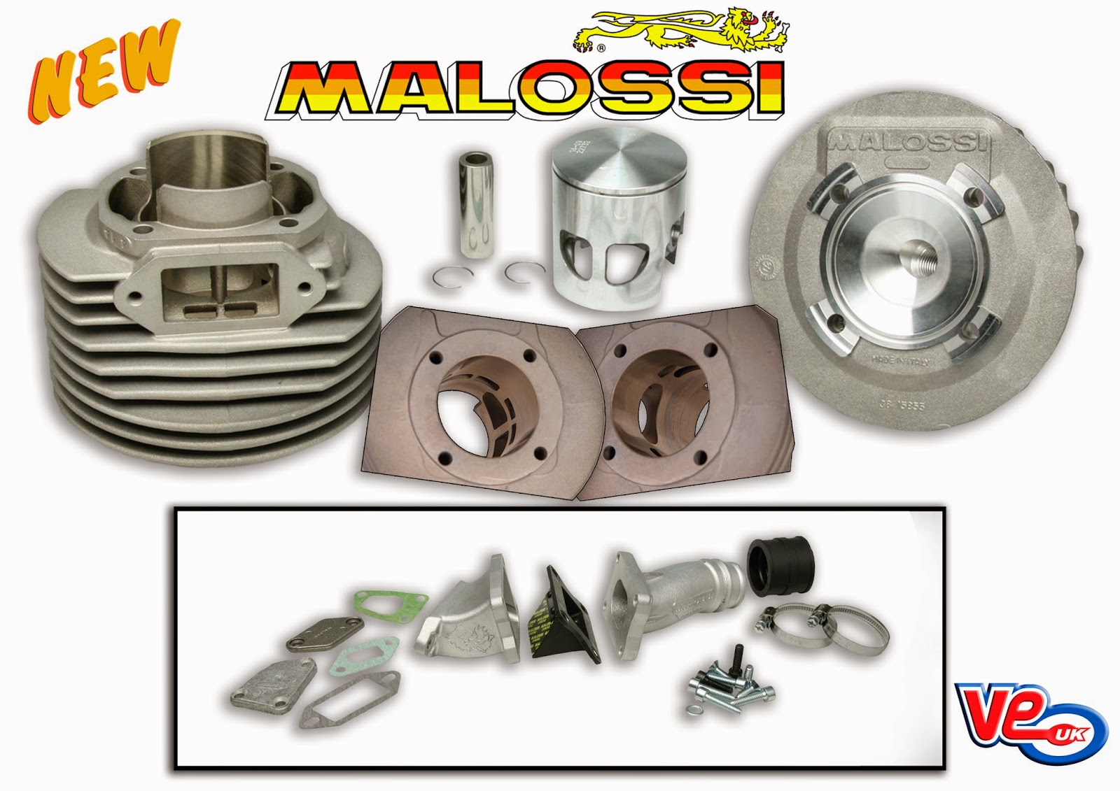 VE Scooter Spares: NEW - Malossi MHR Vespa Small Frame Performance