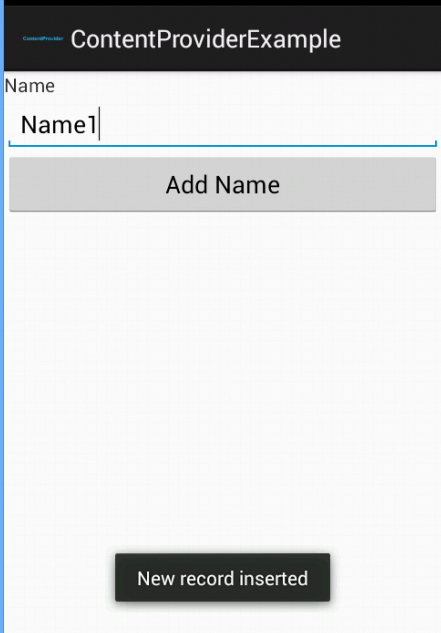 Content Provider tutorial in Android with Example