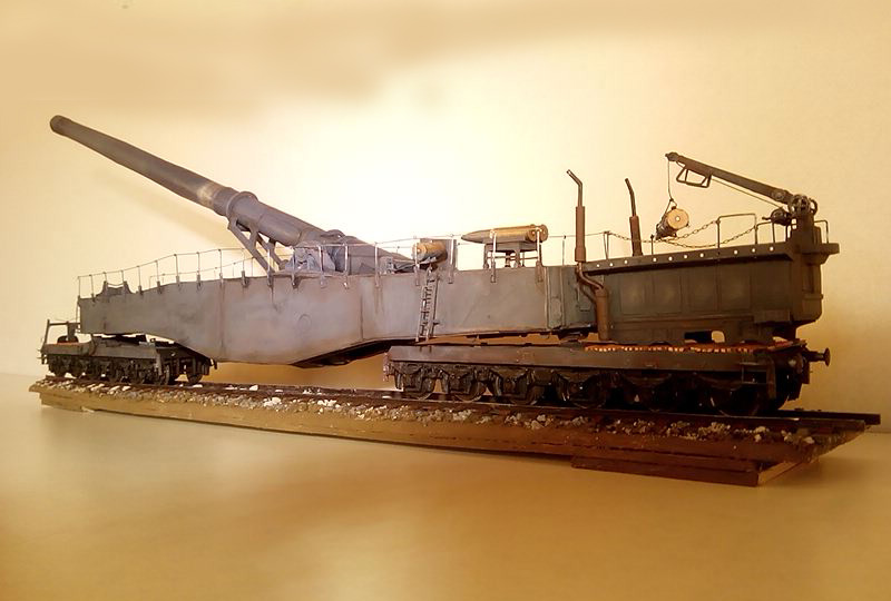 PAPERMODELS: Krupp K5 Railway Gun 'Leopold' 290mm