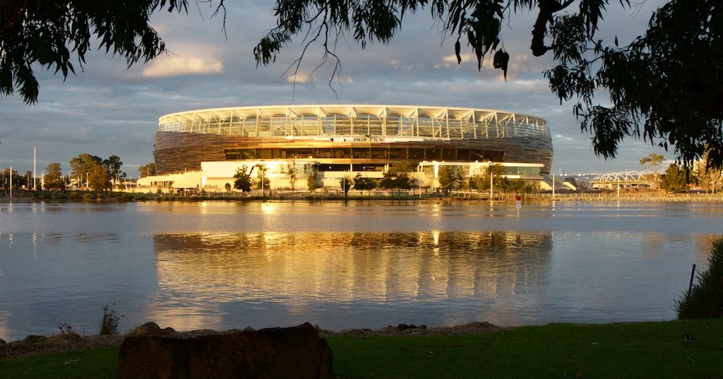Bicycle Perth: Perth Stadium: Bike-Car from Rivervale