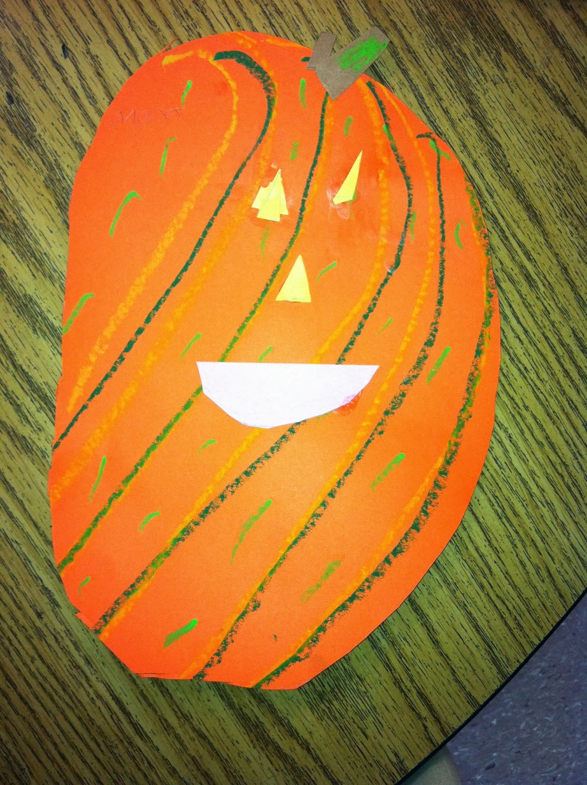 ChumleyScobey Art Room: Personified Pumpkins-1st Grade