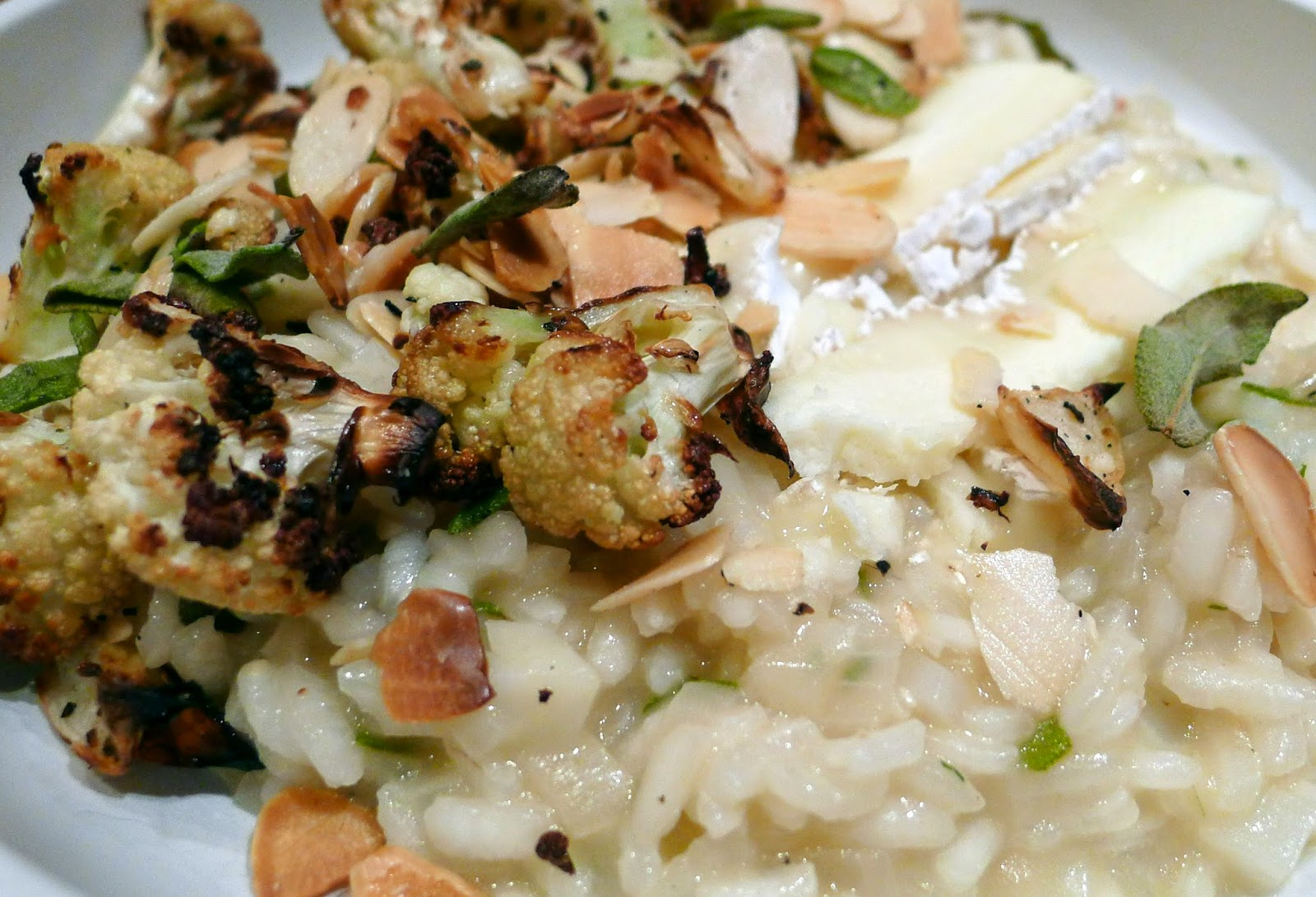 Culinary Adventures in London: Roasted Cauliflower, Sage & Almond Risotto