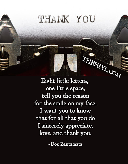 Thank you poem