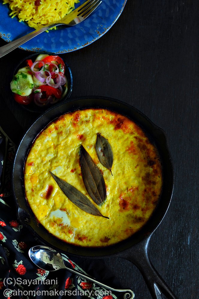 Bobotie and sweet rice (South African Spiced meat with egg custard) - A ...