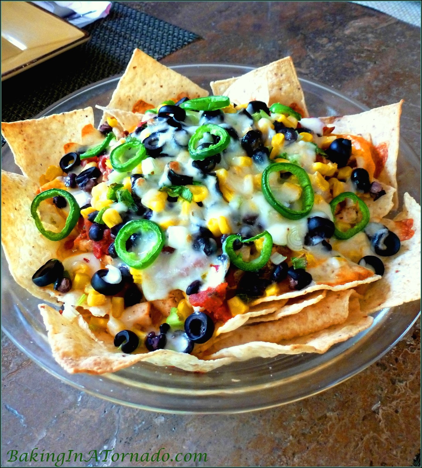 Baking in a Tornado: Sriracha Chipotle Ranch Chicken Nachos: Blog With ...