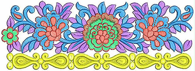 EmbDesignTube: Western Stylish Floral Laces Designs