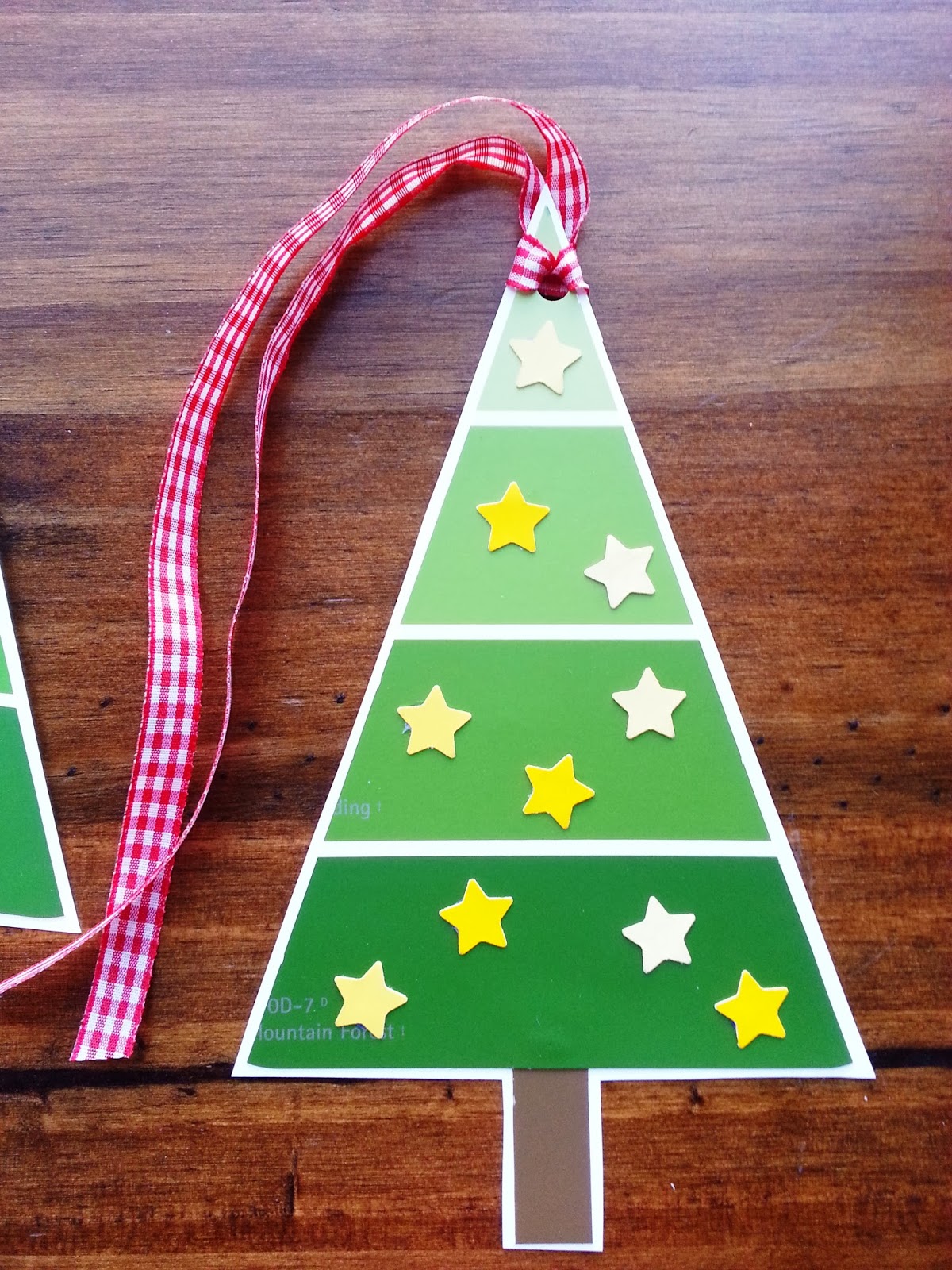 Castellon's Kitchen: Paintchip Christmas Tags
