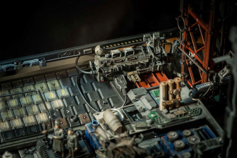 Breathtaking Diorama PC case Modified