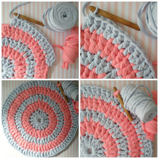 Crochet: Seguimos tejiendo alfombras de trapillo | Decoración
