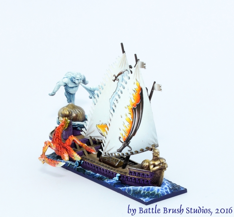 Battle Brush Studios: Showcase: Dreadfleet Flaming Scimitar
