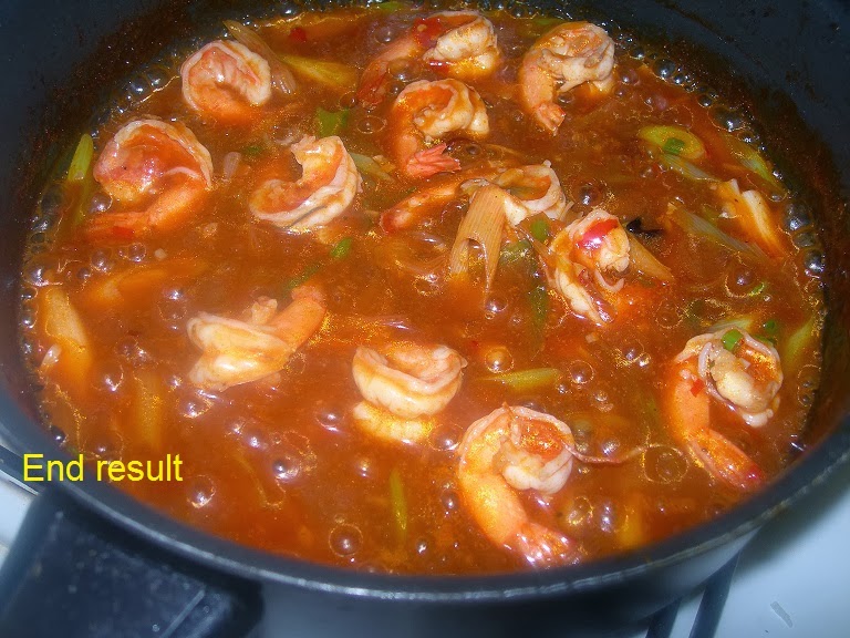 My Kitchen Treasures: Sichuan Prawns