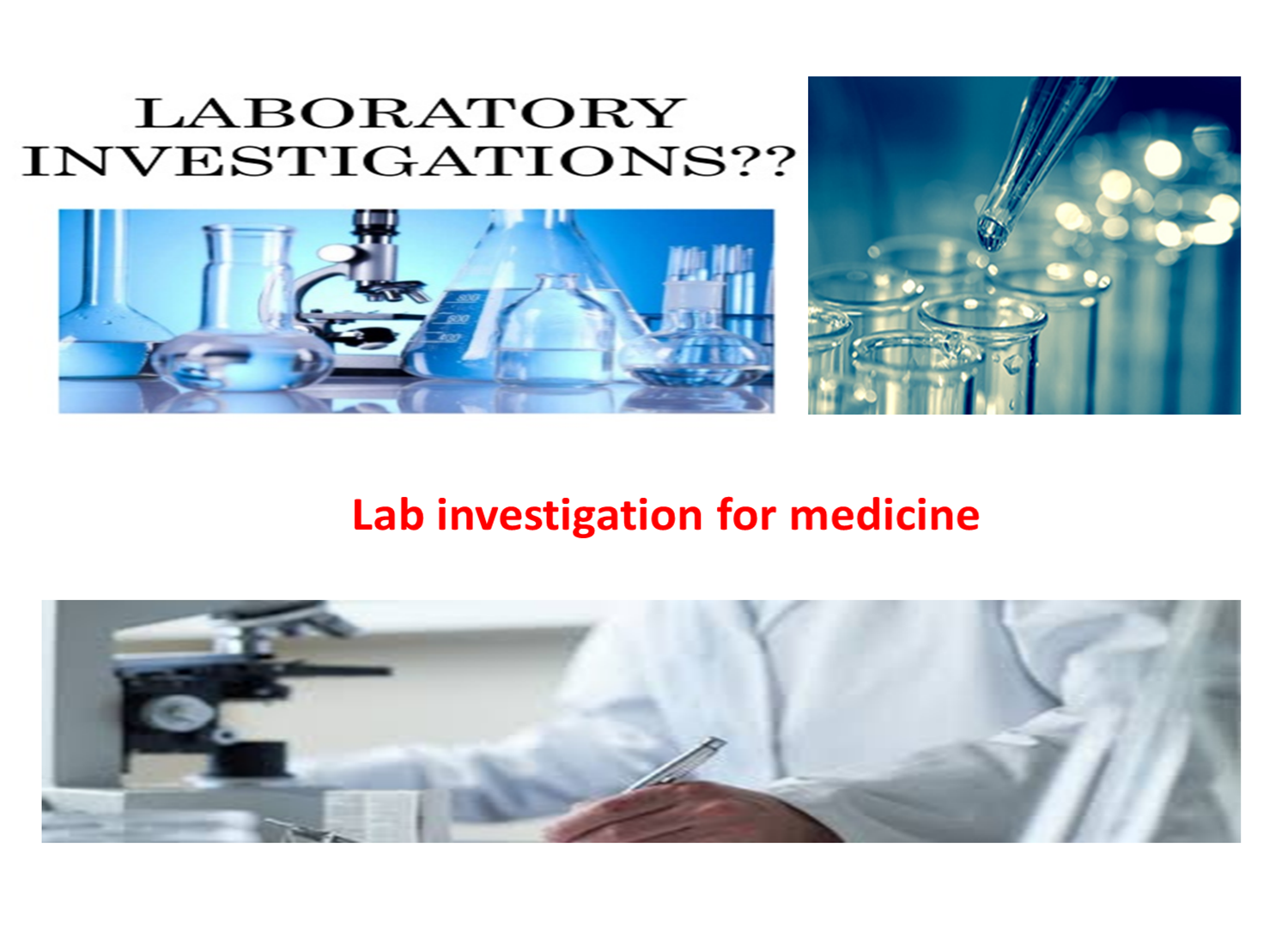 อายุรศาสตร์รพ.สมเด็จพระเจ้าตากสินมหาราช: Lab investigation for Medicine