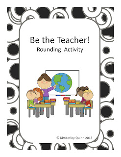 Classroom Freebies Too: Be the Teacher - Rounding Activity