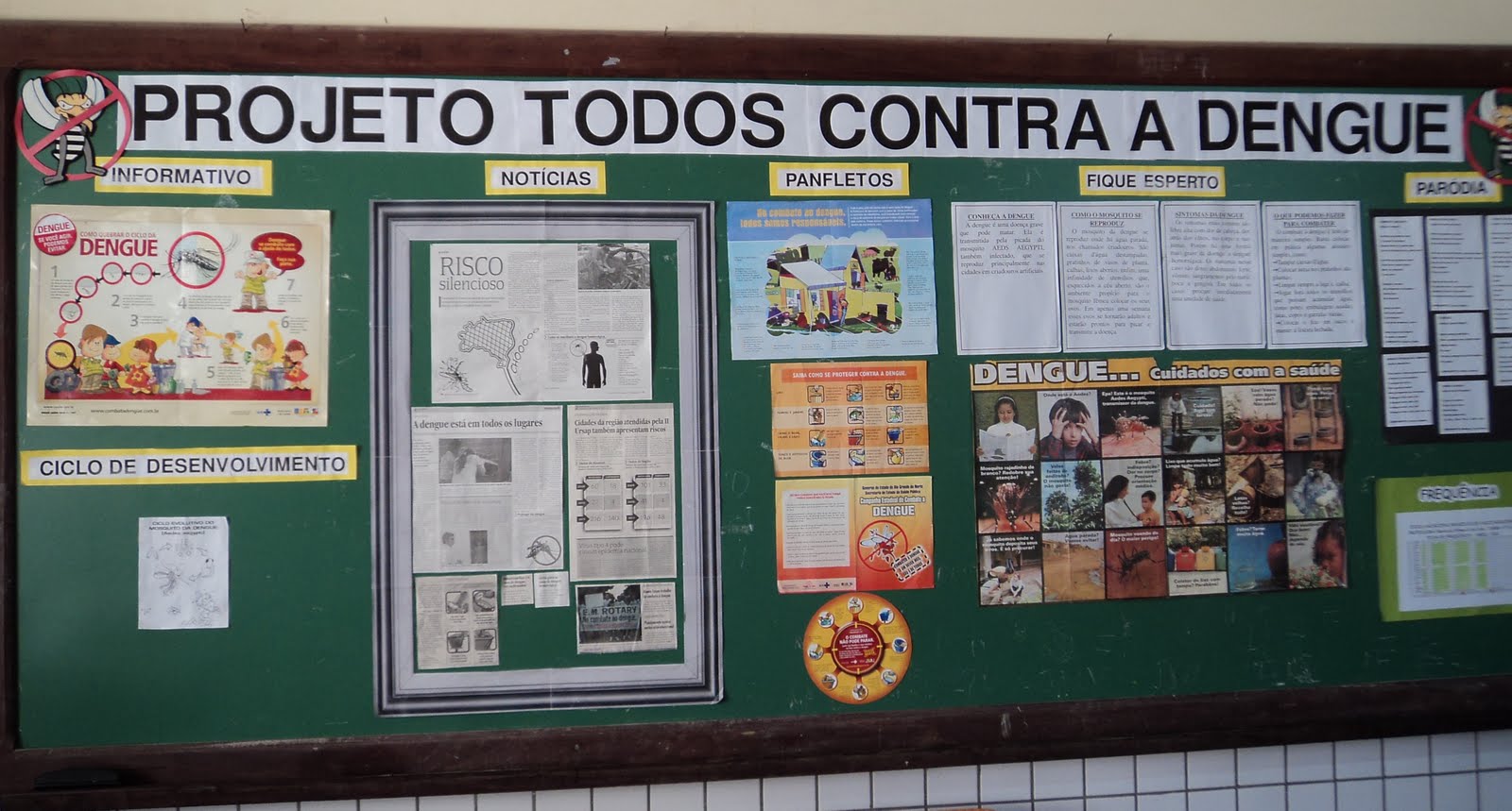 MINHA ESCOLA É ATIVA: PROJETO TODOS CONTRA A DENGUE