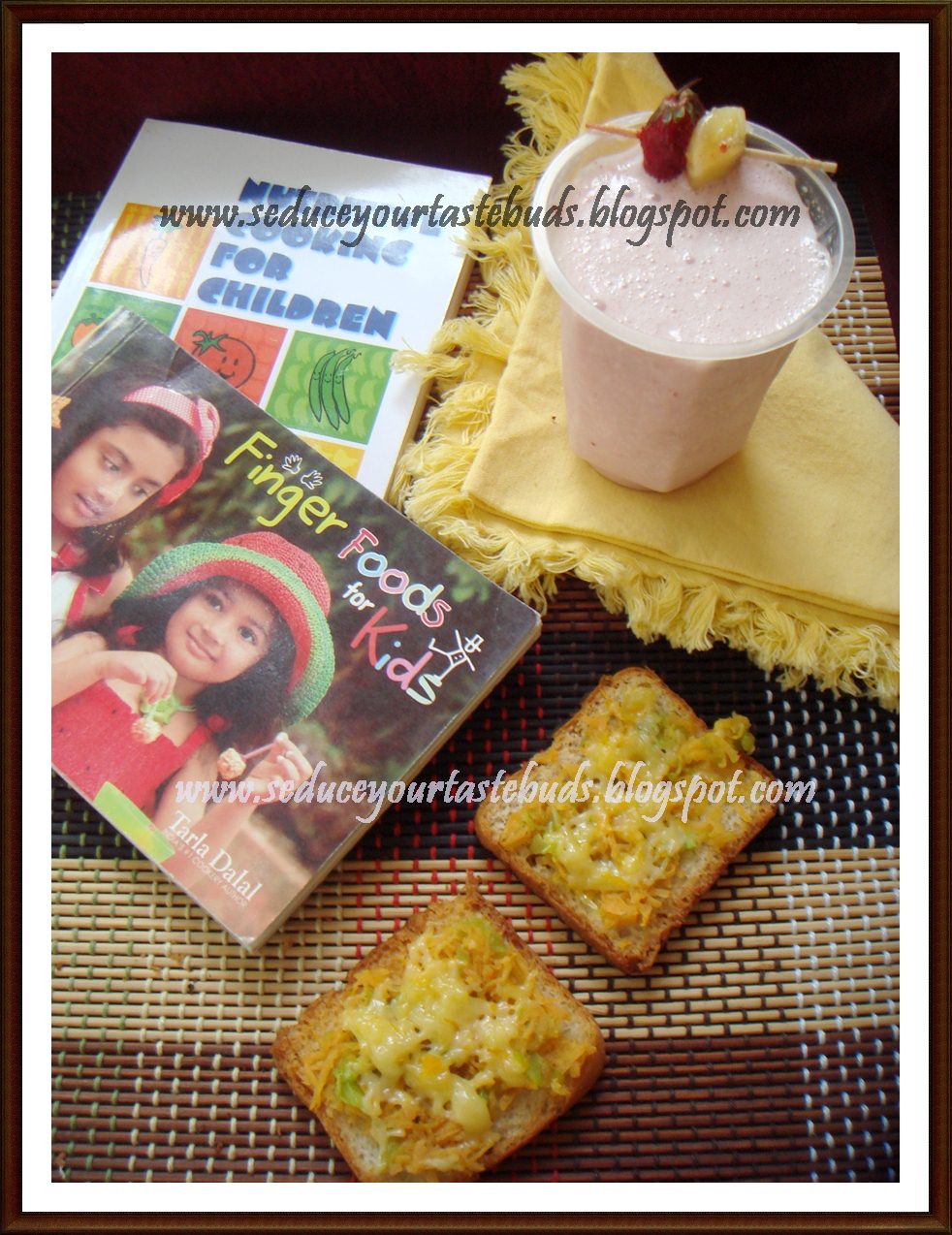 Cheesy Golden Toast & Wake Up Shake - Seduce Your Tastebuds...