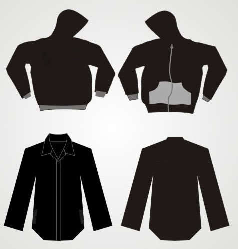 Contoh Koleksi Desain Gambar Template Jaket | Insya Creatip Desain