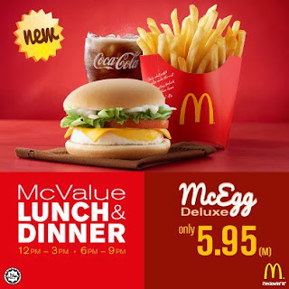 BestLah: McDonald's - McEgg Deluxe For Only RM5.95