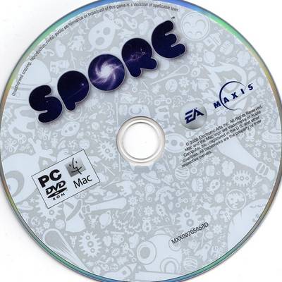 Tu propio universo en un juego- Spore: Caratula y cover de CD de Spore