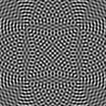 PStricks : applications: Interférences de 4 ondes circulaires dans une ...