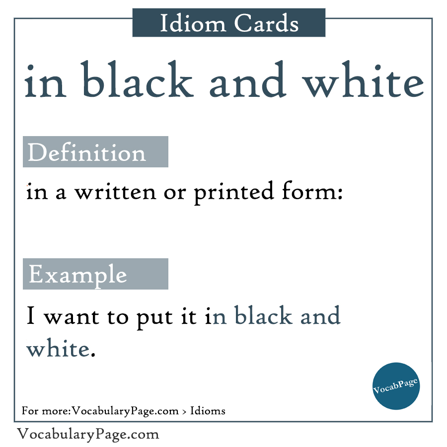 Black And White Idiom Meaning Ecampus egerton ac ke black-and-white-idiom-meaning-ecampus-egerton-ac-ke