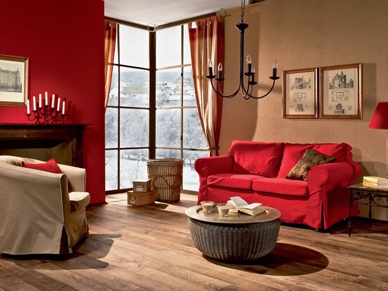 Muebles X Muebles: Decorar la sala en color rojo