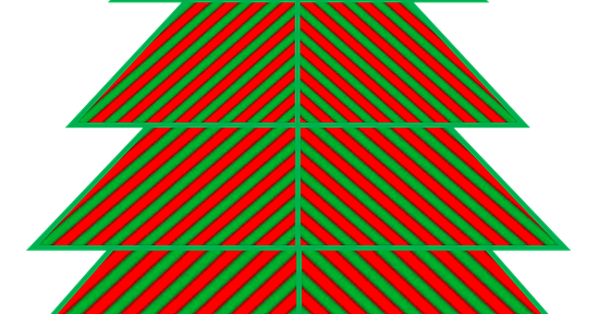 C Program For Draw A Perfect Christmas Tree