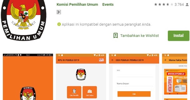 Cara Cek Nama Anda di Daftar Pemilih Tetap 2019 Lewat HP Android - Gammafis Blog