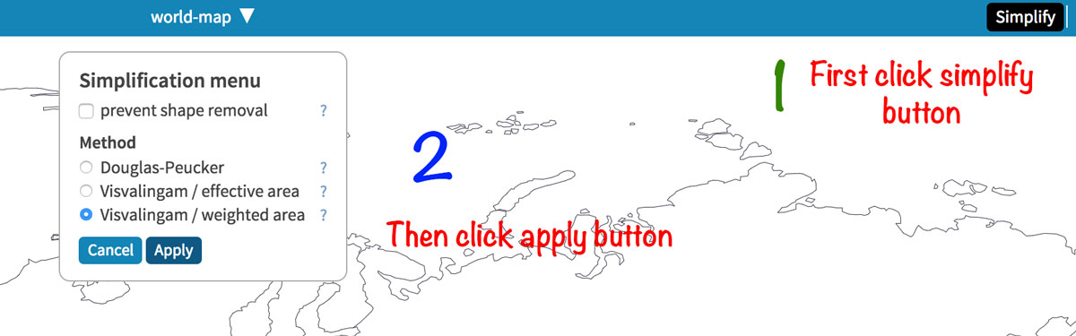 How To Simplify GeoJSON File Size Using Mapshaper Online Tool