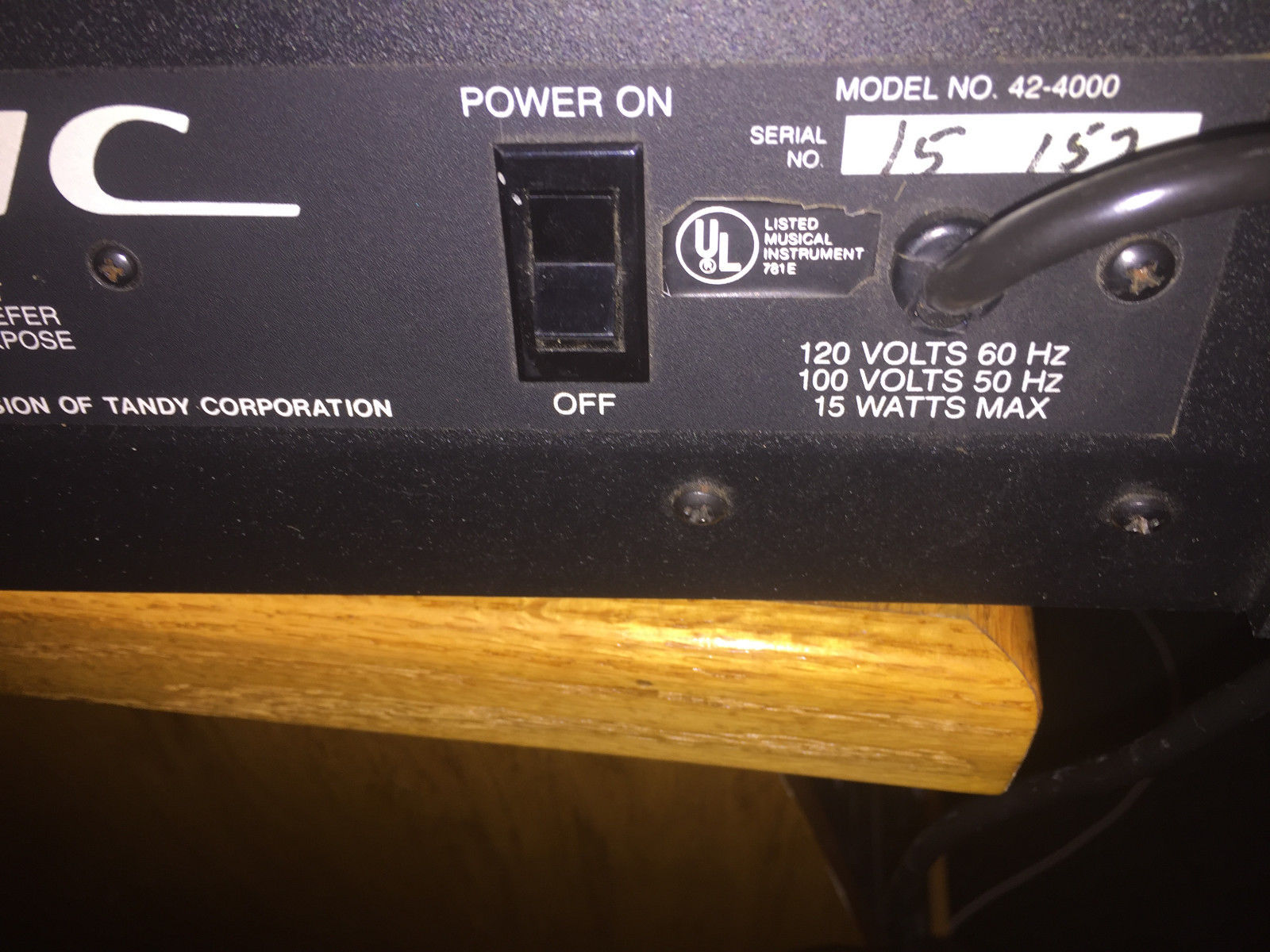 MATRIXSYNTH: Vintage Realistic Moog MG-1 Concertmate Analog Synthesizer ...