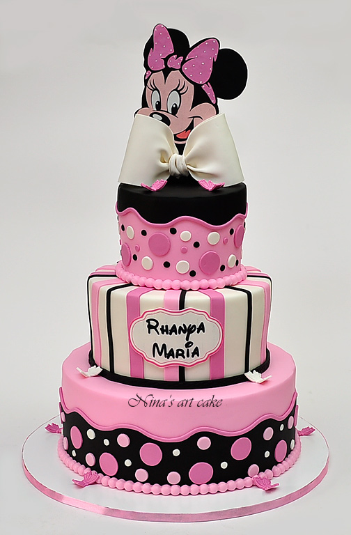 Nina's Art Cake: Tort botez pentru Maria