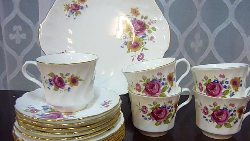 Vintage Teaware & Collectibles: ROYAL VICTORIA ENGLISH FINE BONE CHINA ...