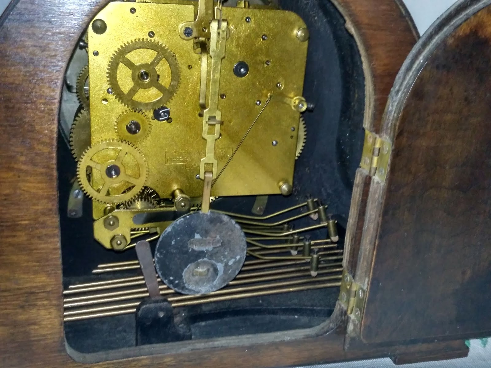 Waktu Luang.........: Needs Serviced. Jam Antik 8 senar SCHATZ ...