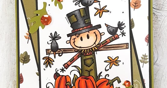 Little Card Maker: Cute Scarecrow Fall Card