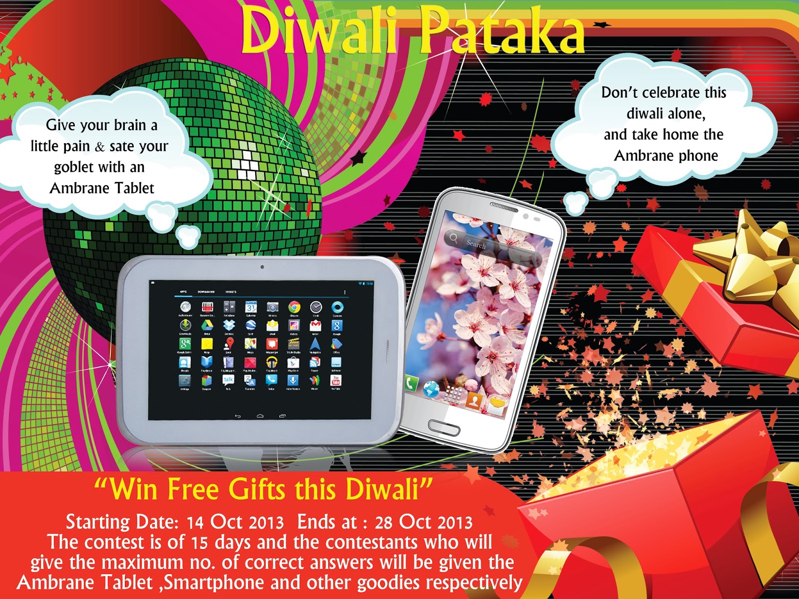 AMBRANE INDIA- Technology in your life!!: Diwali Pataka Contest!!