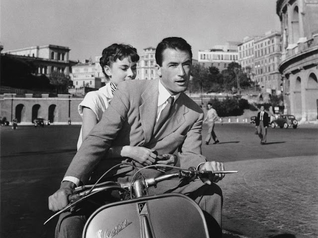 Interesting and Funny Vintage Photos of Audrey Hepburn on a Vespa ...