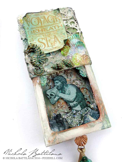 Pixie Hill: Under the Sea Matchbox Shrine