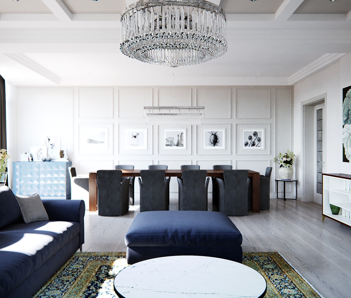 Cute Open Dining Room Layout - Dining Room Ideas